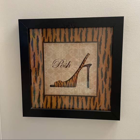 Other | Gorgeous Framed Posh Wall Art | Poshmark